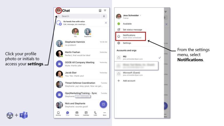 Microsoft Teams Mobile App Guide - PEI